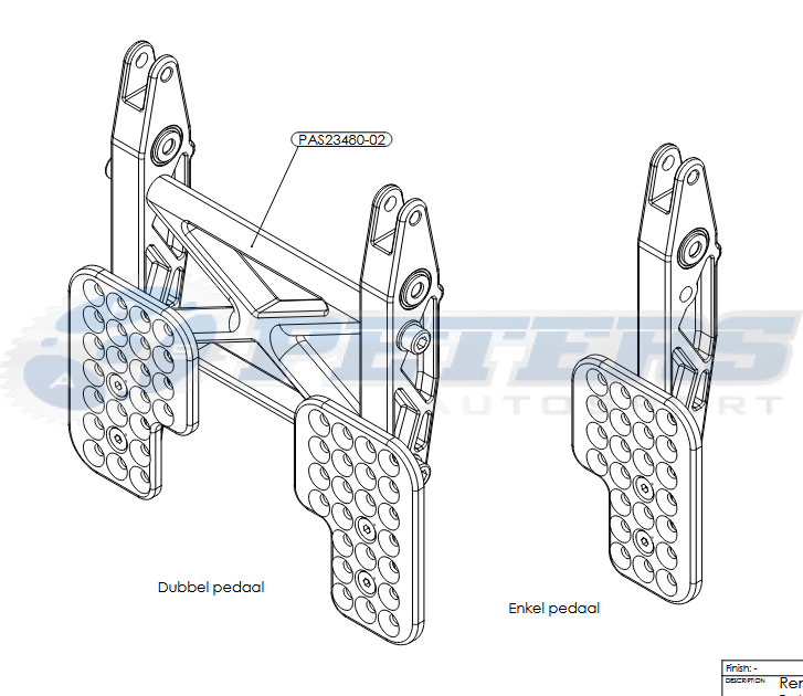 Brake / Clutch Pedal CNC Aluminum – Peters Autosport